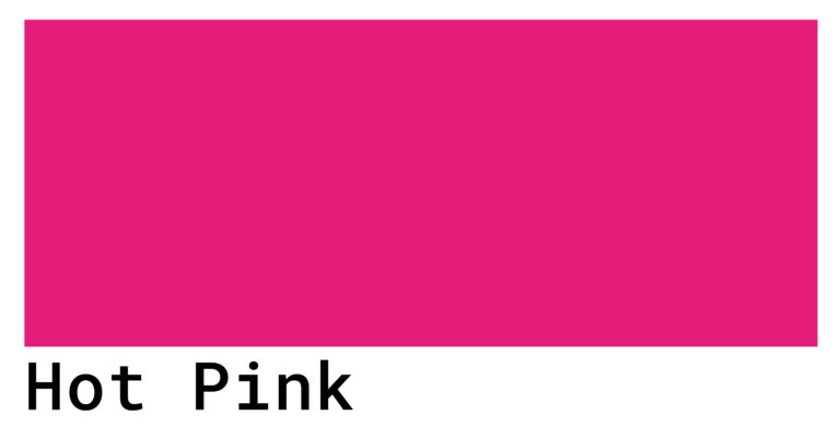 Hot Pink Color Codes - The Hex, RGB and CMYK Values That You Need