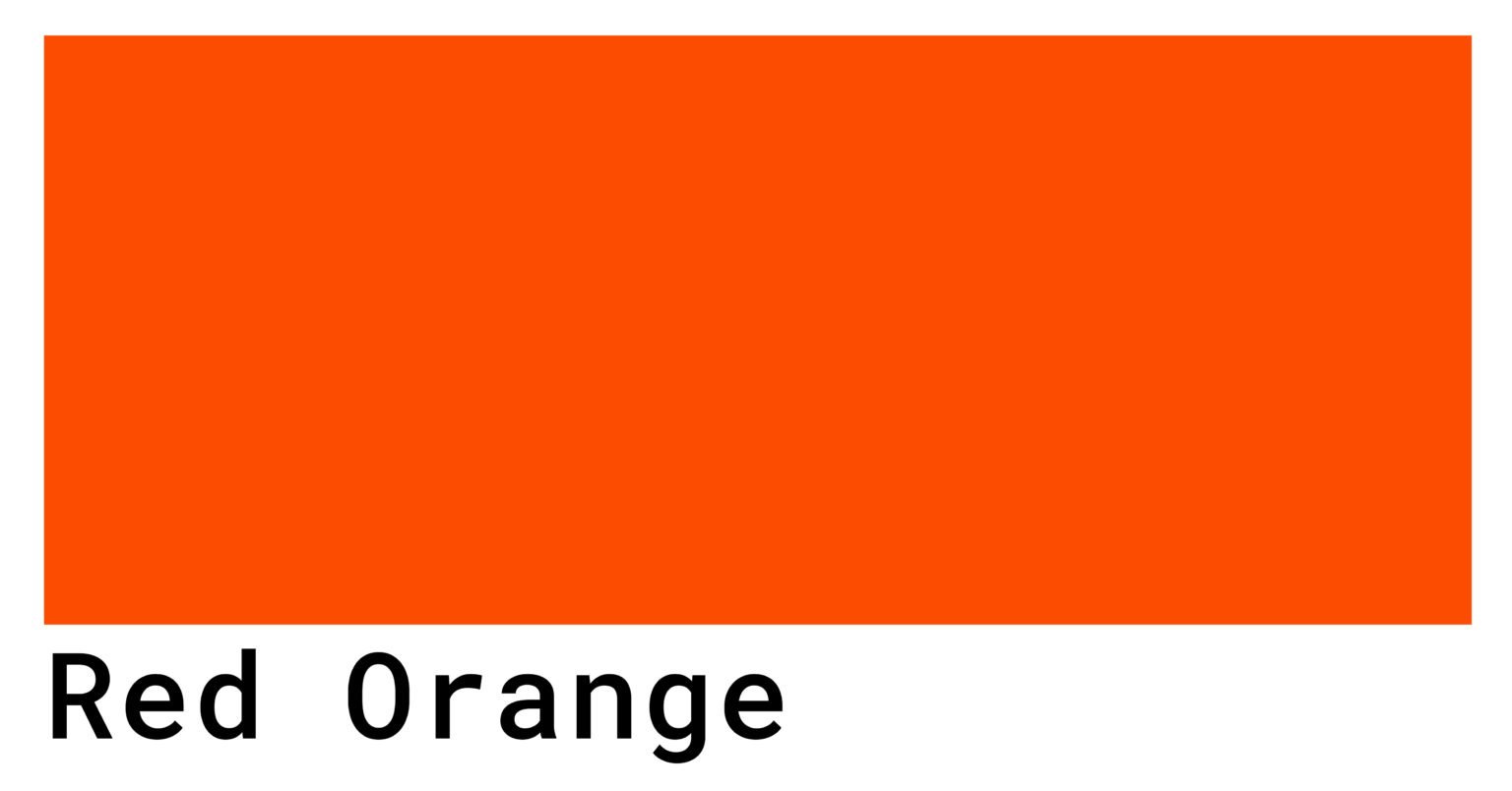 Red Orange Color Codes - The Hex, RGB and CMYK Values That You Need