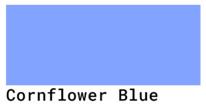 Cornflower Blue Color Codes - The Hex, RGB and CMYK Values That You Need