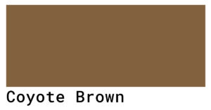Coyote Brown Color Codes - The Hex, RGB and CMYK Values That You Need