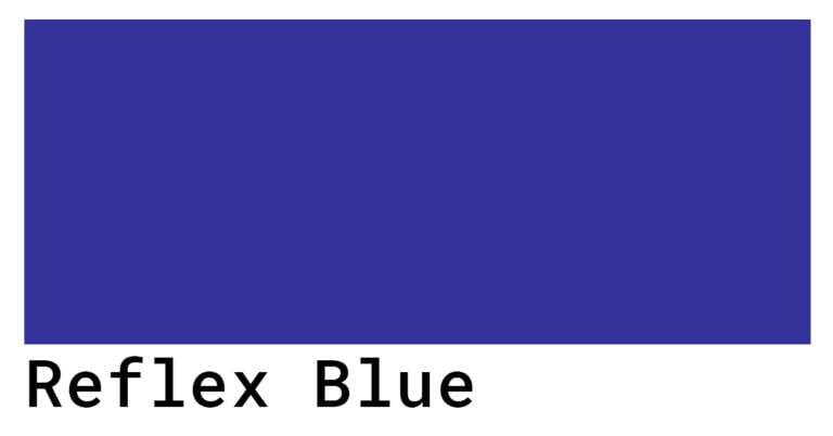 Reflex Blue Color Codes - The Hex, RGB and CMYK Values That You Need