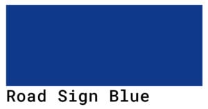Road Sign Blue Color Codes - The Hex, RGB and CMYK Values That You Need