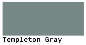 Templeton Gray Color Codes - The Hex, RGB and CMYK Values That You Need