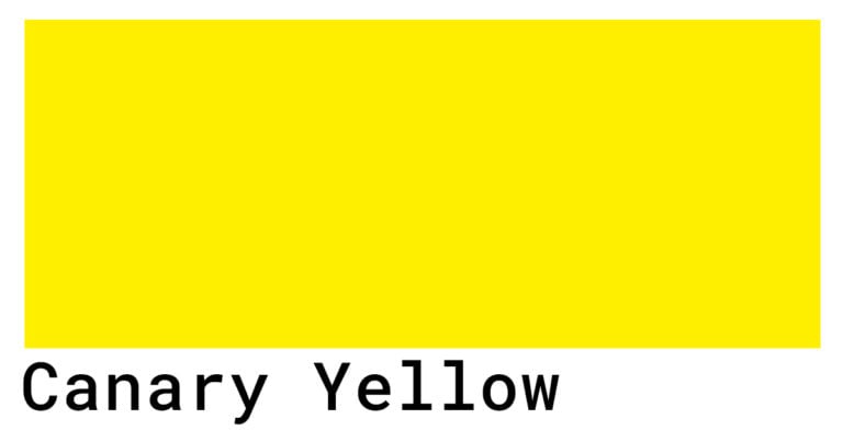 Canary Yellow Color Codes - The Hex, RGB and CMYK Values That You Need