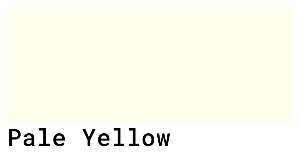 Pale Yellow Color Codes The Hex RGB And CMYK Values That You Need