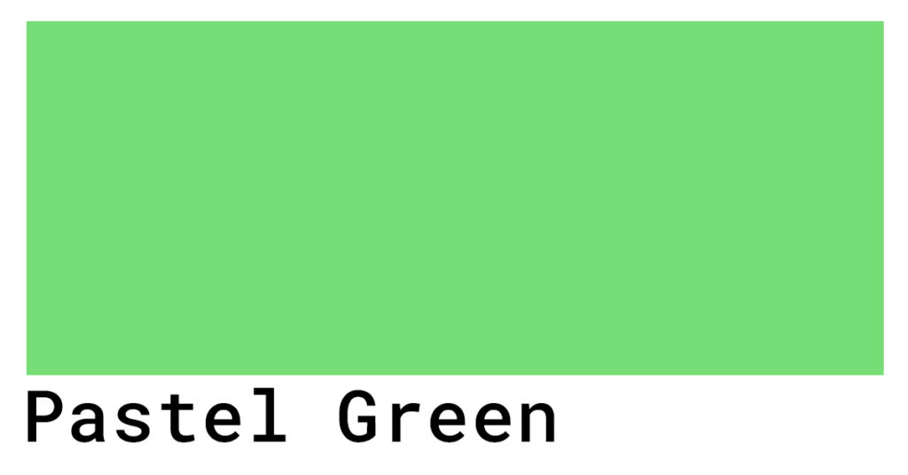 Pastel Green Color Codes The Hex RGB And CMYK Values That You Need