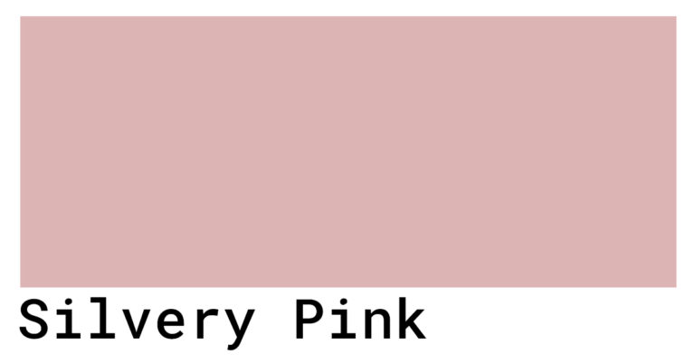 Silvery Pink Color Codes - The Hex, RGB and CMYK Values That You Need