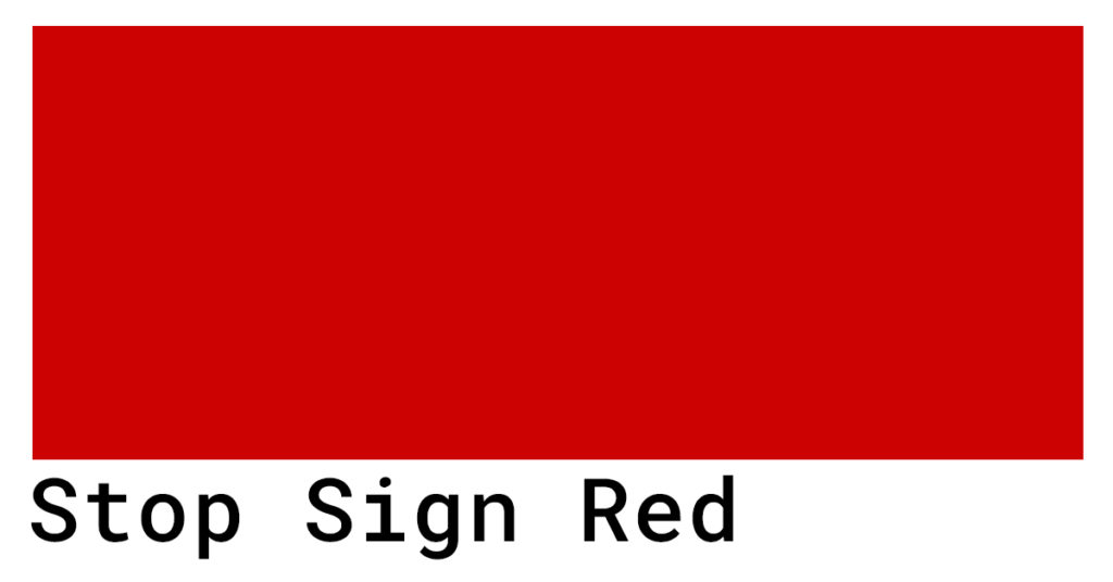 Stop Sign Red Color Codes The Hex RGB And CMYK Values That You Need