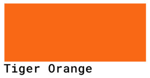 Tiger Orange Color Codes - The Hex, RGB and CMYK Values That You Need