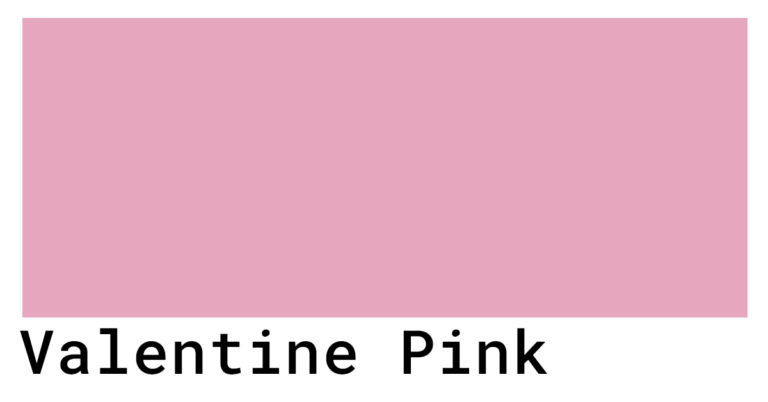 Valentine Pink Color Codes - The Hex, RGB and CMYK Values That You Need