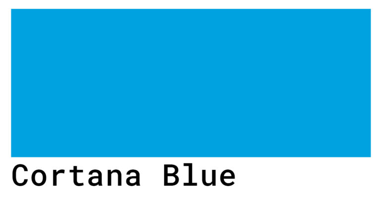 Cortana Blue Color Codes - colorcodes.io