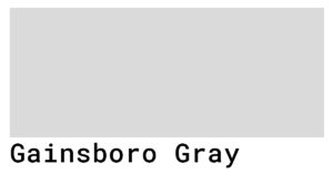 Gainsboro Gray Color Codes - colorcodes.io