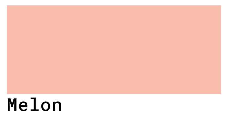 Melon Color Codes - colorcodes.io
