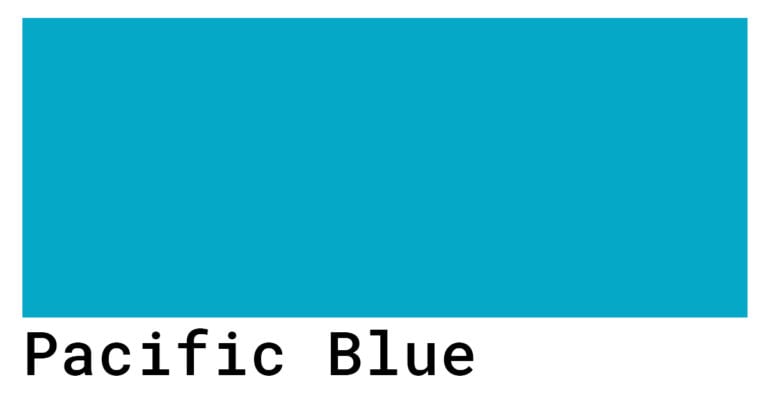 Pacific Blue Color Codes - colorcodes.io